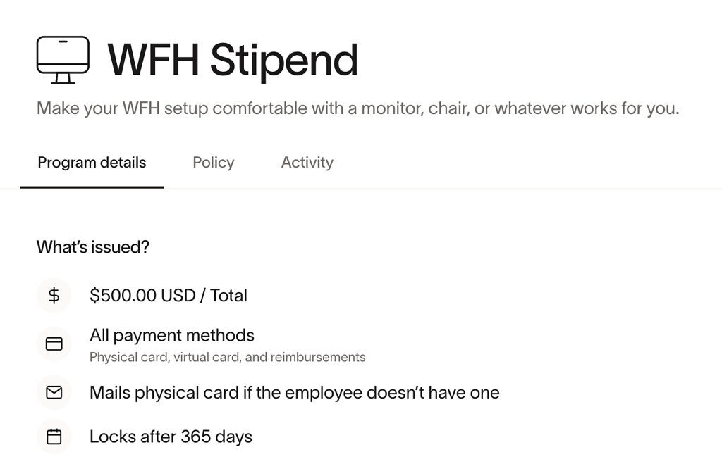 How we built Ramp’s WFH Stipend Spend program - Onboarding - Ramp ...